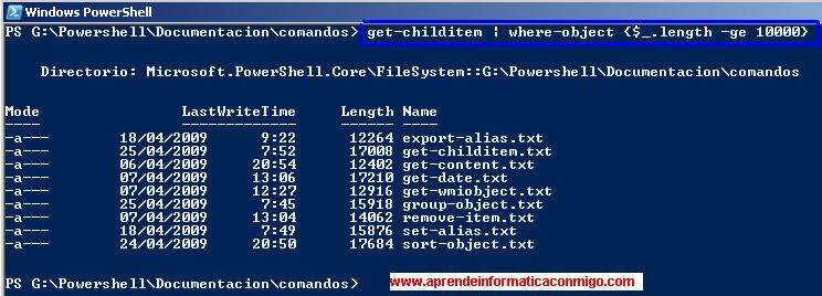 Powershell - 14 - Where-Object - Aprende Informatica Conmigo