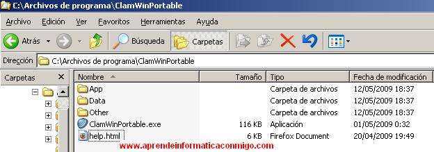 ClamWin Portable - Antivirus libre - Aprende Informatica Conmigo