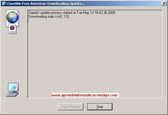 ClamWin Portable - Antivirus libre - Aprende Informatica Conmigo