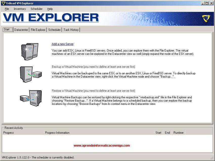 Instalacion de VM Explorer 1.5.122 - Aprende Informatica Conmigo